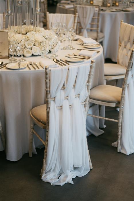 Finishing Touches & Chair Decor